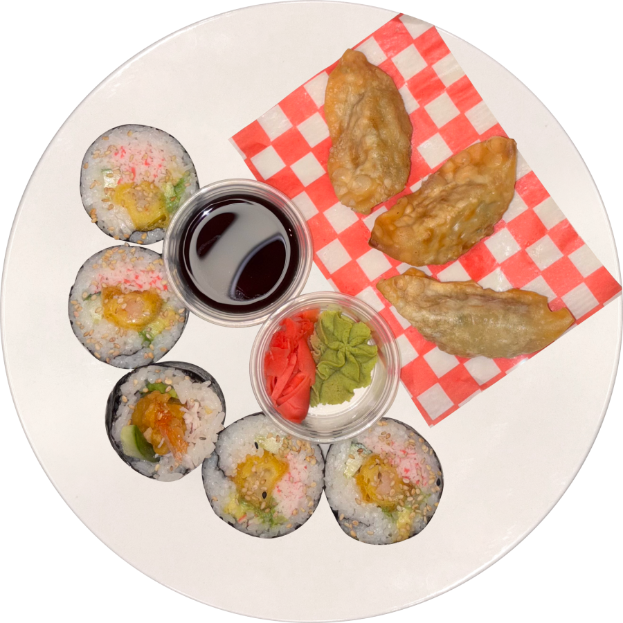 Mandu (3pcs) + Half Roll (Pick Your Roll) – Seoul Sushi